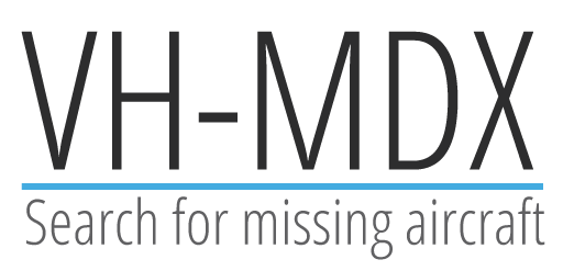 Search for Missing Aircraft VH-MDX